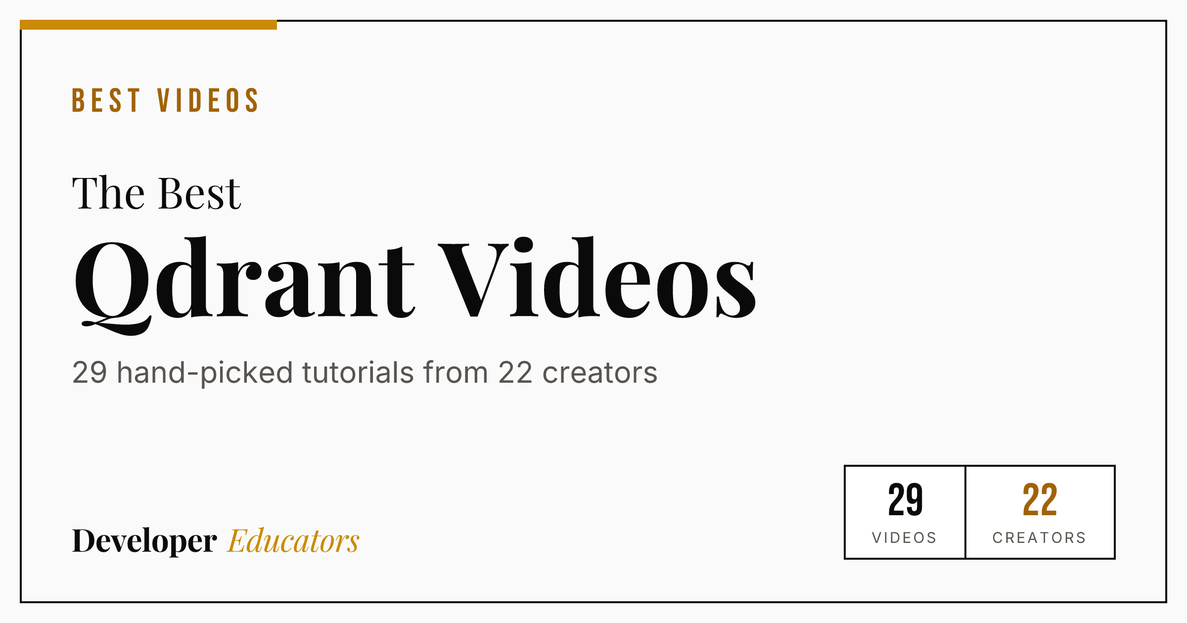 29 Best Qdrant Tutorial Videos on YouTube (2026)