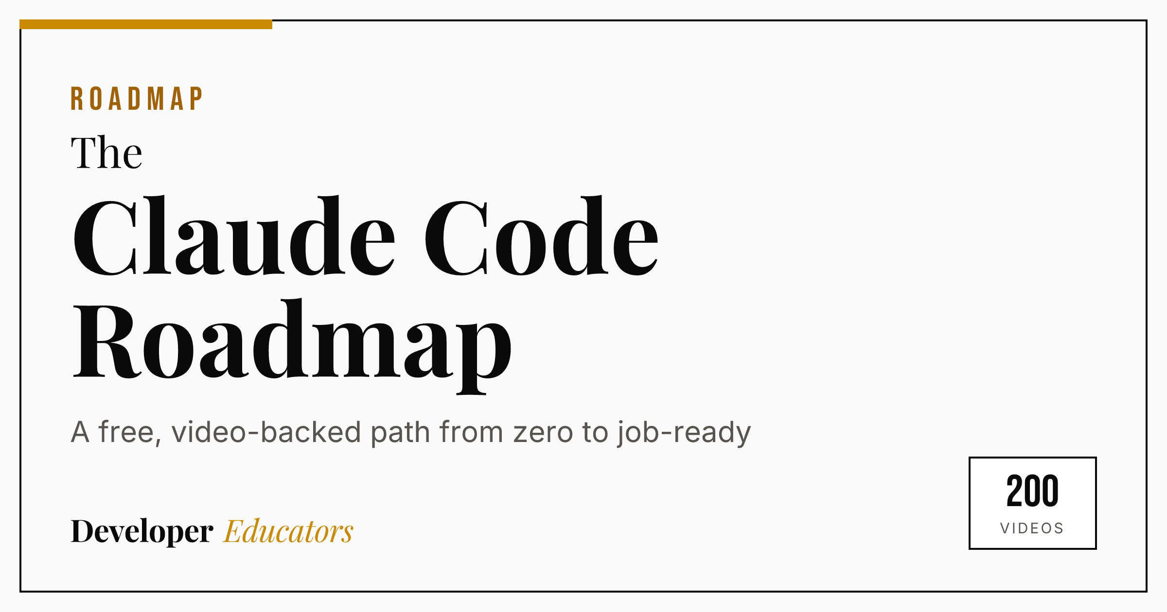 Learn Claude Code: A Free YouTube Roadmap (2026)